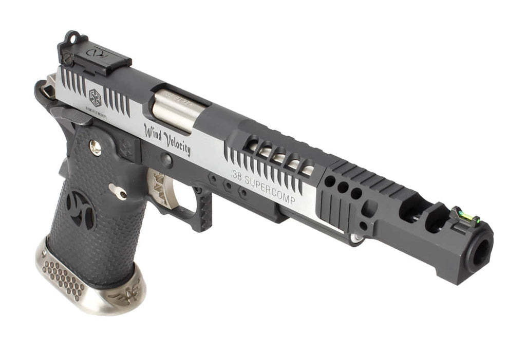 RÉPLIQUE GBB HX2401 IPSC SPLIT SILVER . 38 SUPERCOMP - AW CUSTOM – MJ ...